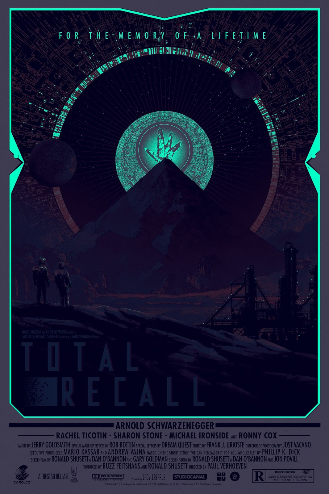 INSIDE THE ROCK POSTER FRAME BLOG: Matt Ferguson Total Recall Movie ...