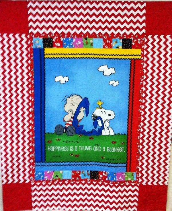 Little Quilts Blog: Happiness is a Thumb and a Blanket