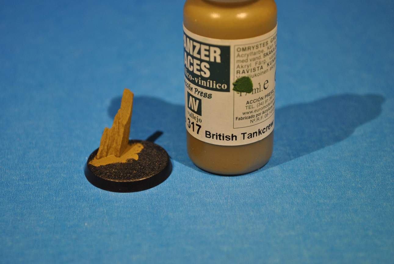 The Miniature Apocalypse: Basing figures - Desert Sands