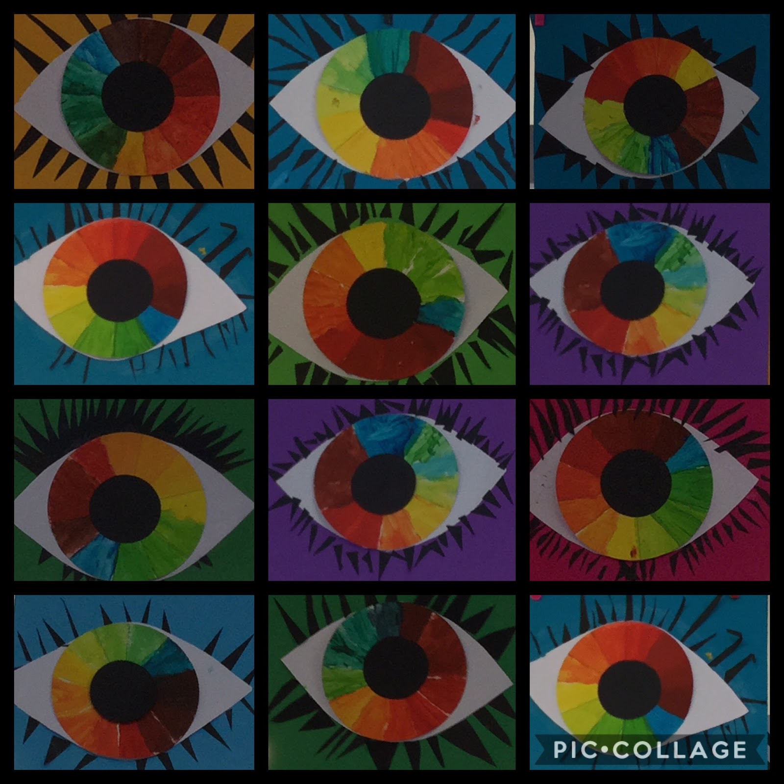 Our Blog: Colour Wheel Eyeballs