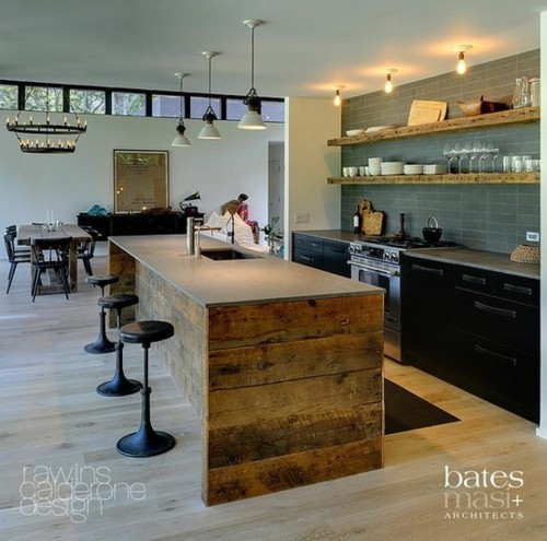 Color Outside the Lines: Kitchen Inspiration Month: Day 26 - Reclaimed