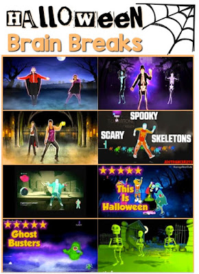 Love to Learn and Teach: Halloween Brain Breaks