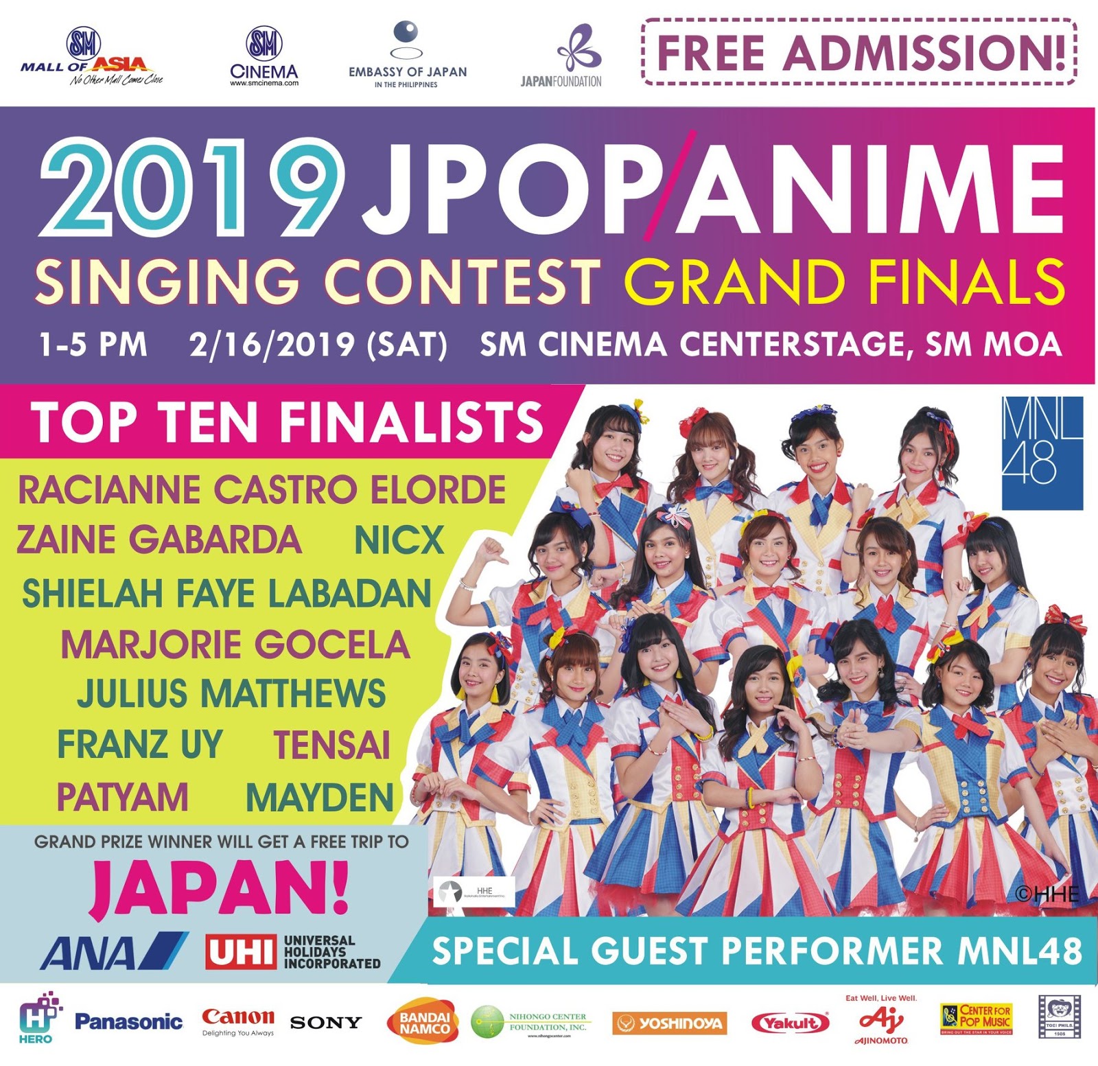 2019 J-Pop Anime Singing Contest TOP TEN FINALISTS - OtakuPlay PH ...