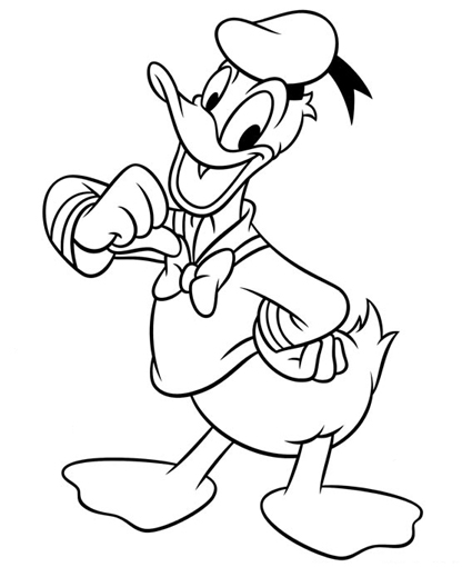 Donald Coloring Pages - Colouring for Kids