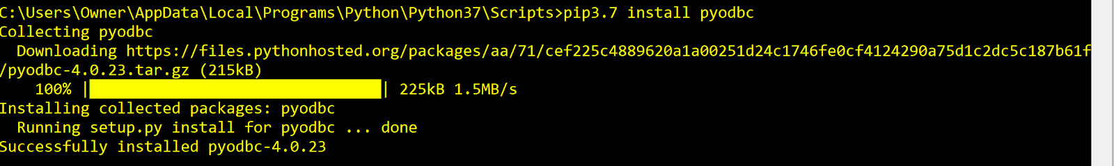 HodentekHelp: How do you install pyodbc?