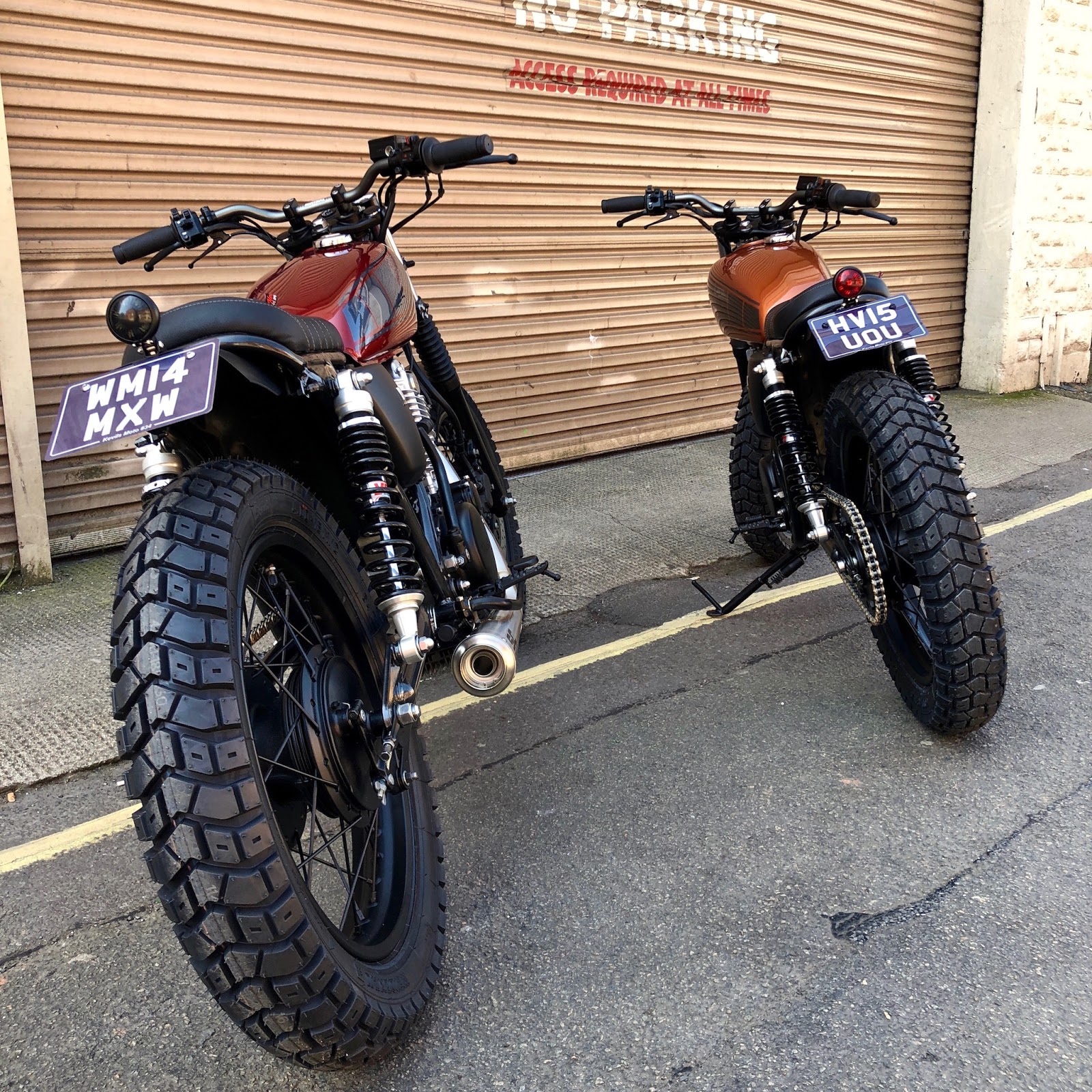 SR400 Duo - Inazuma café racer