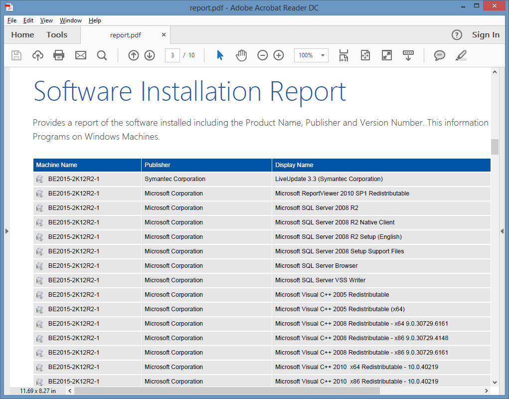 List Installed Programs on Windows