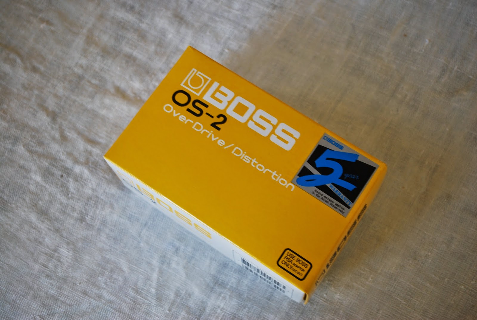 Rex and the Bass: Memory Lane: BOSS OS-2 OverDrive/Distortion Pedal Review