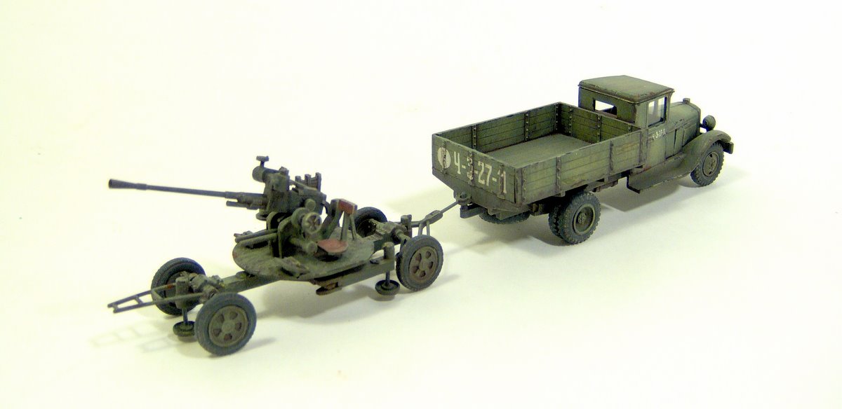 Gulumik Military Models: ZiS-5 with 61K AA gun 1/72 PST - Gallery