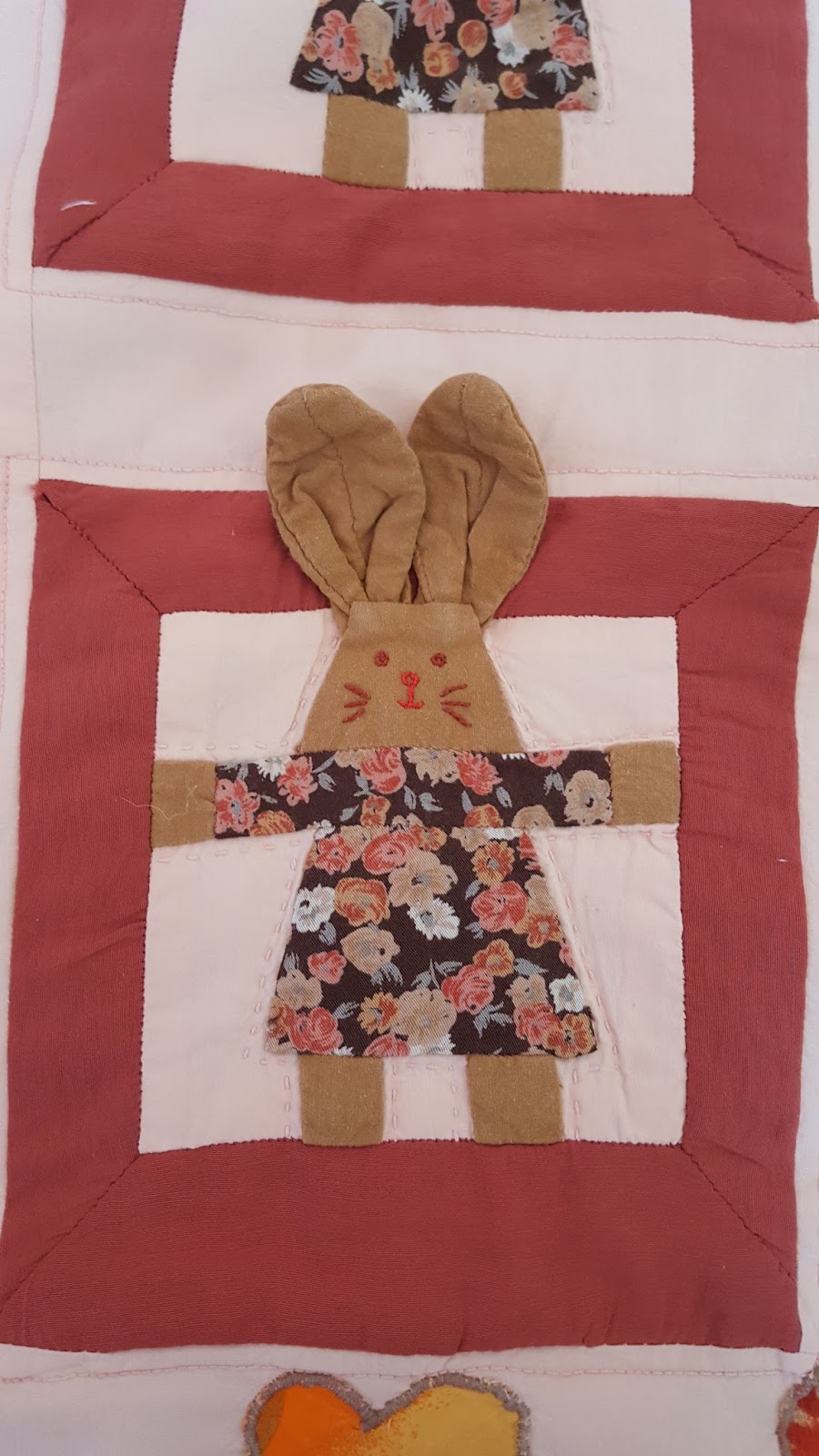 bunny baby quilt | All about patchwork and quilting