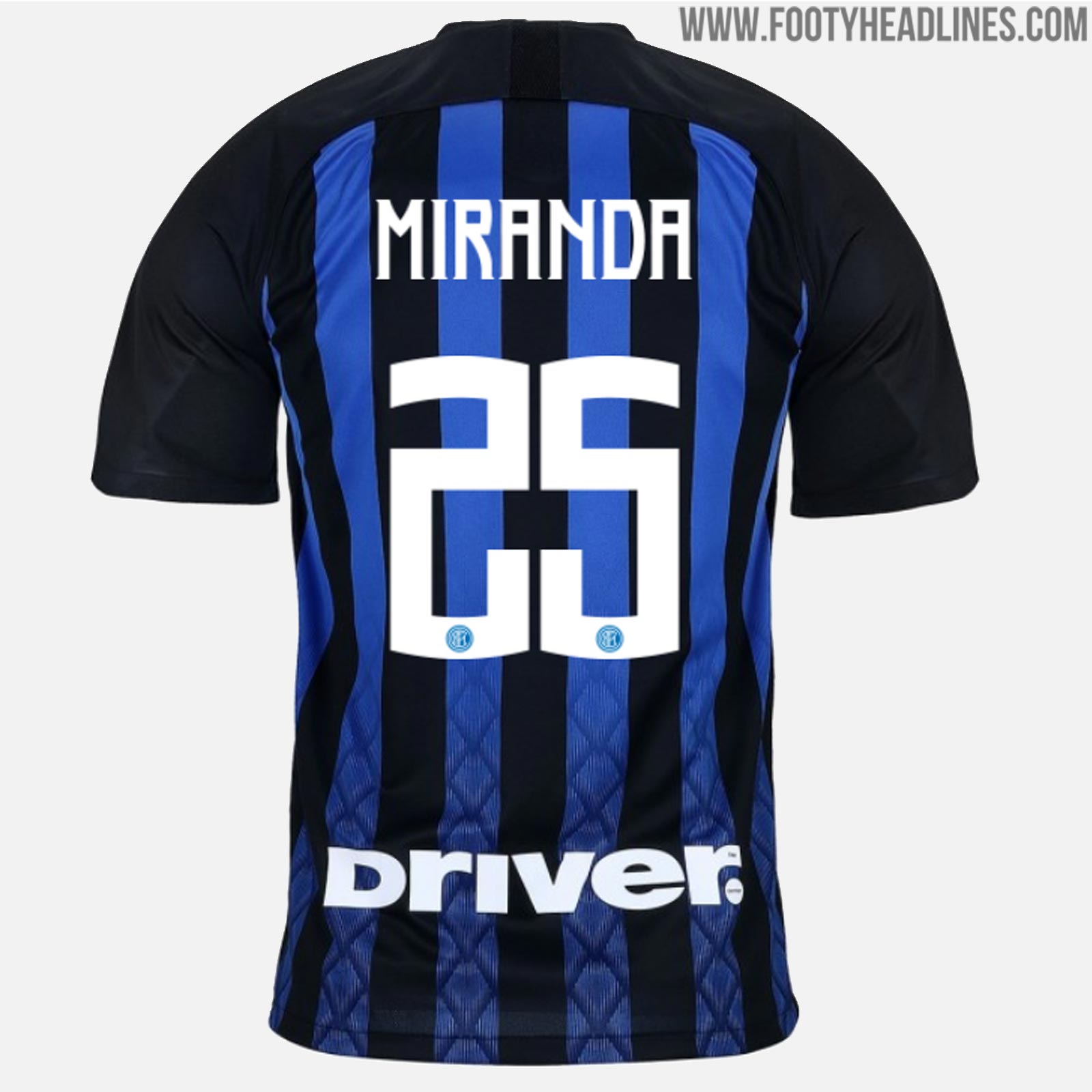 All-New Unique Inter Milan 18-19 Kit Font Revealed - Footy Headlines