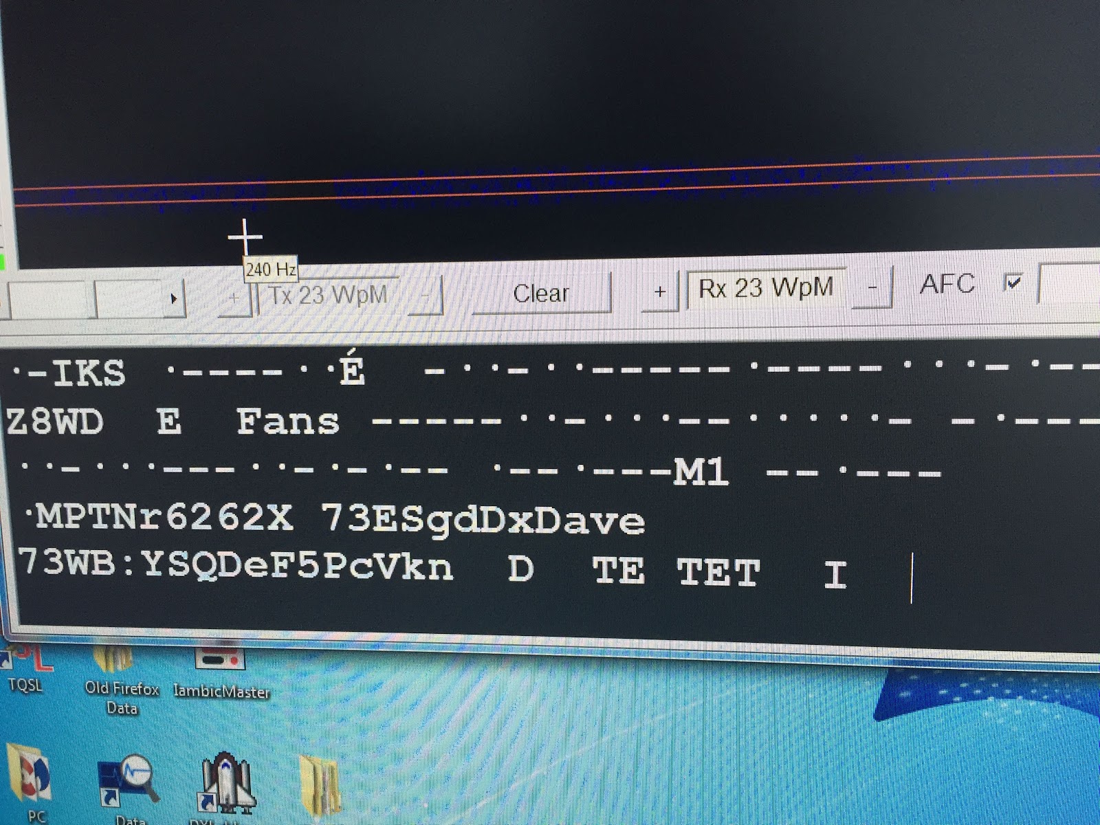 Comparing two CW decoding programs. • AmateurRadio.com
