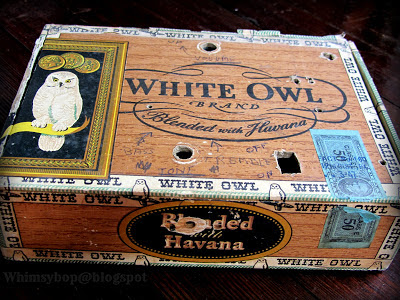 Whimsybop: Collecting vintage cigar boxes: Cigar anyone?