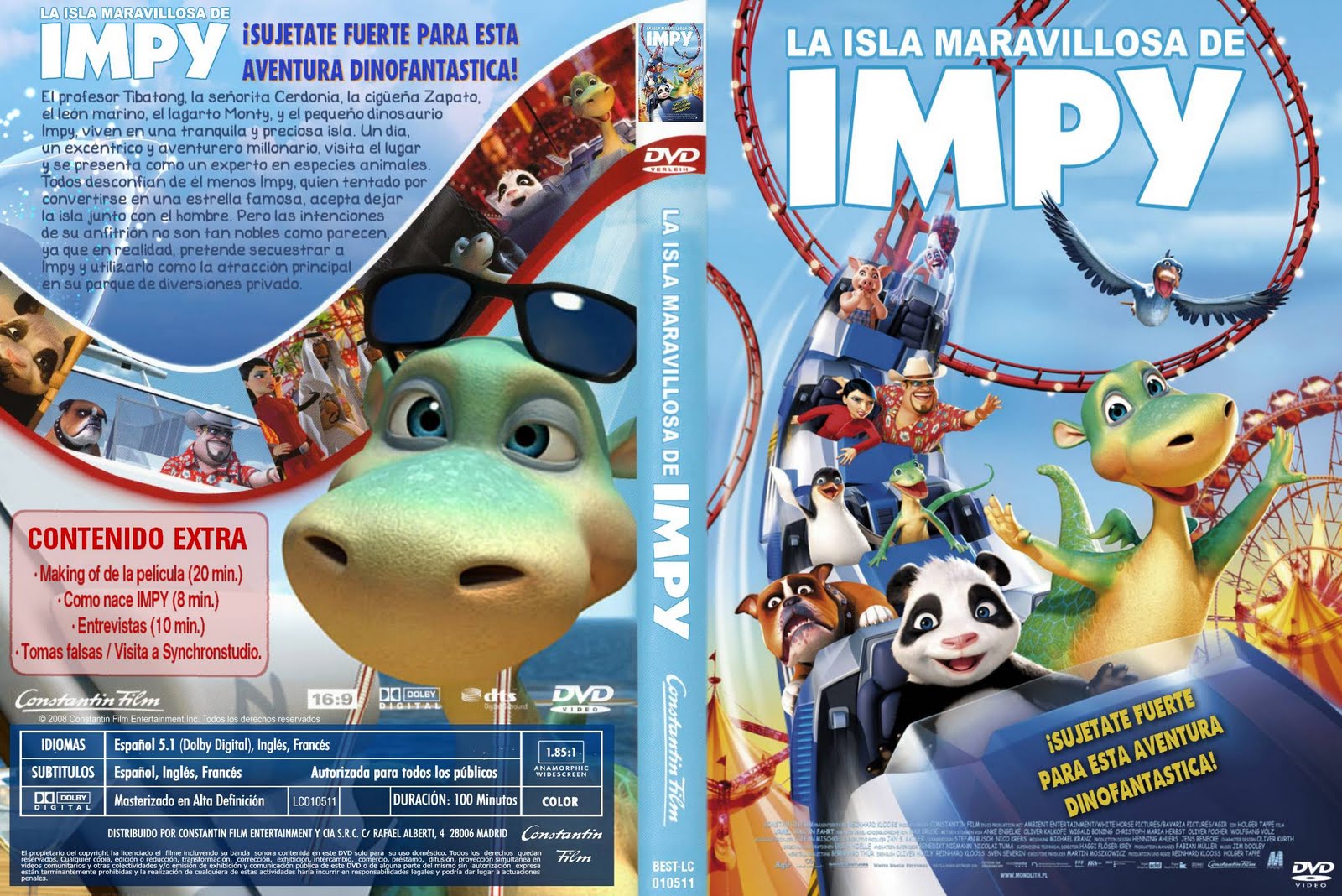 ELCINEENSUSMANOS: LA ISLA MARAVILLOSA DE IMPY (INFANTIL)