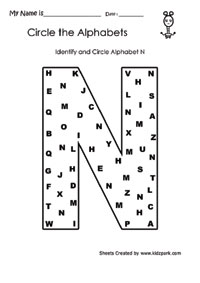 Kids Worksheets: Alphabet Recognition Worksheets for Preschool and Pre ...