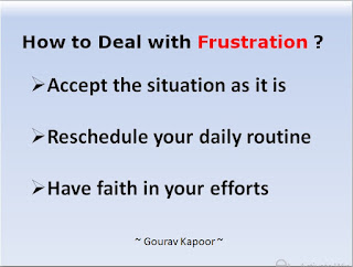 How to deal with Frustration..