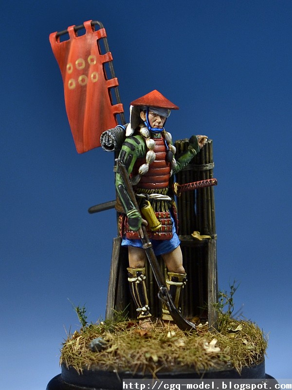 ASHIGARU SIGLO XVI, ARCABUCERO(andrea 54mm) | planetFigure | Miniatures