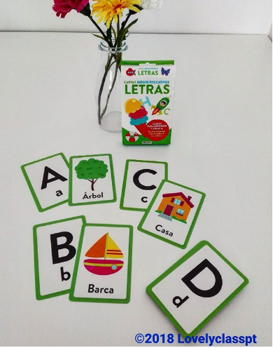 Lovely class PT: Juego de cartas: ¡Letras!
