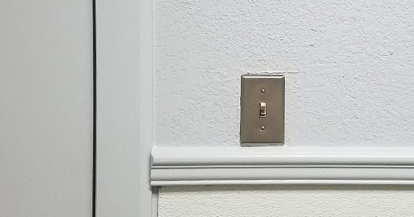 Kyle Switch Plates: Options for Adding Wall Tile or Trim Around Light ...