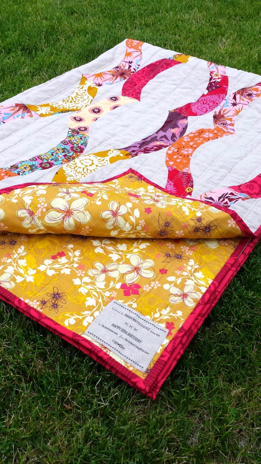 Justice Quilts & Crafts: Urban Candy Quilt - and My First Quilt Label