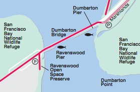 Walking San Francisco Bay: Dumbarton Bridge - Aug. 28, '11