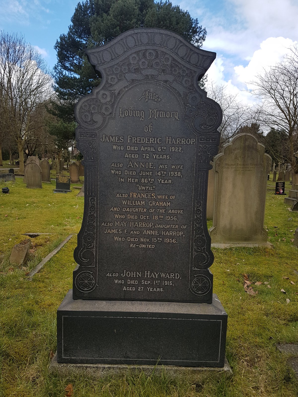 War Graves and Memorials: Stockport Cemetery and Crematorium.