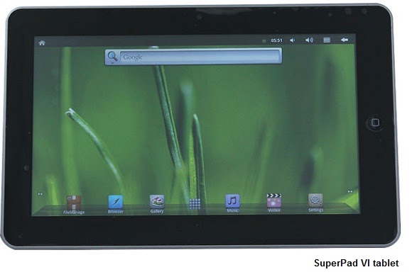 SuperPad VI tablet - TEST and REVIEW