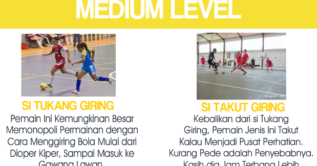 Cara P-Luz: 12 Tipe Orang Main Futsal