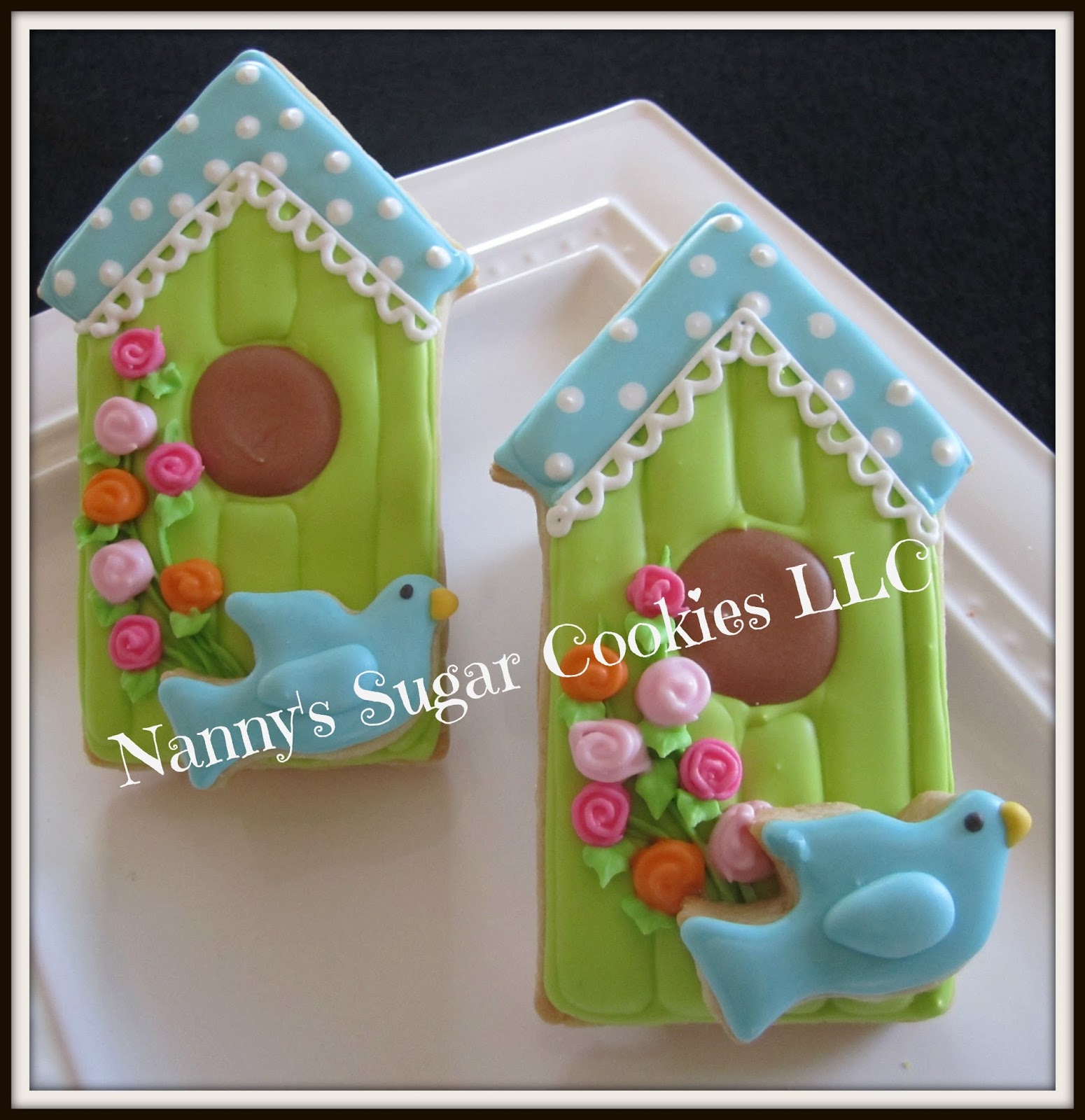 Nanny's Sugar Cookies LLC: Blue Birds & Bird Houses...