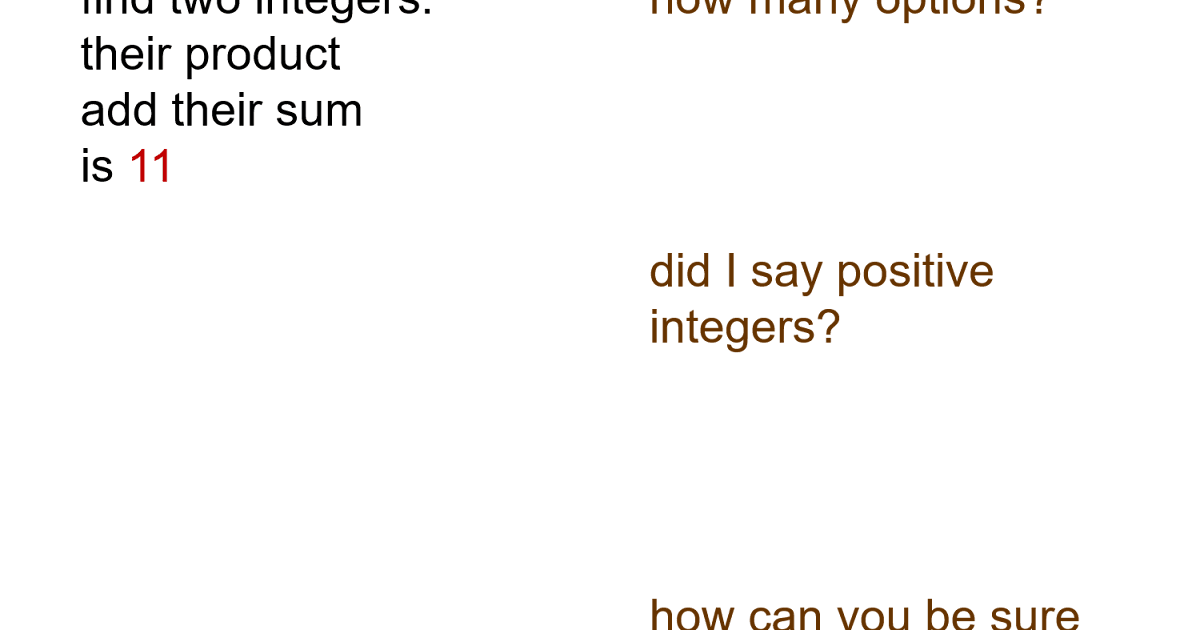 MEDIAN Don Steward mathematics teaching: directed number product and ...
