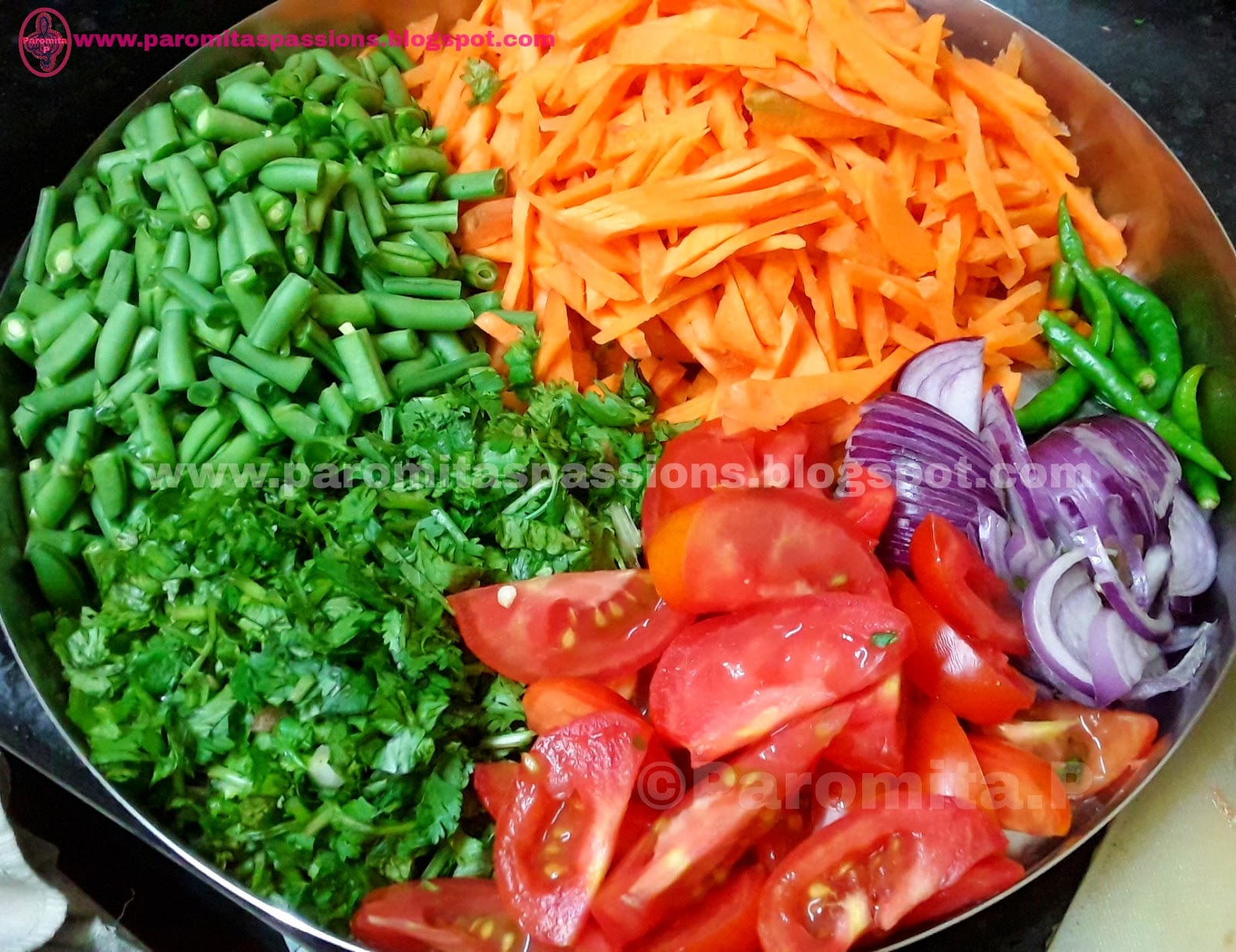 'Dum Biryani' with easy steps - Paromita's Passions