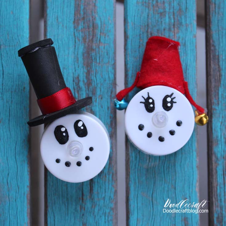 Snowman Tea Lights!