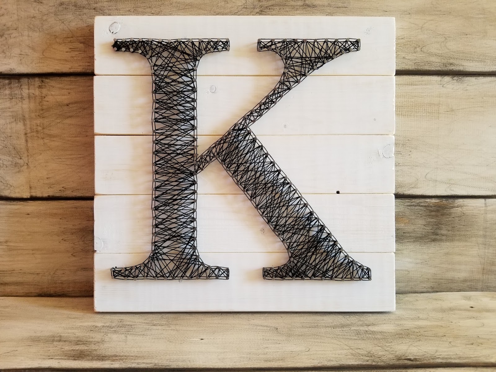 DIY Monogram String Art Part 2