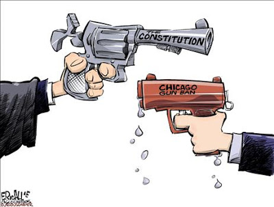 Bullets Speak Louder Than Words: Editorial Cartoons