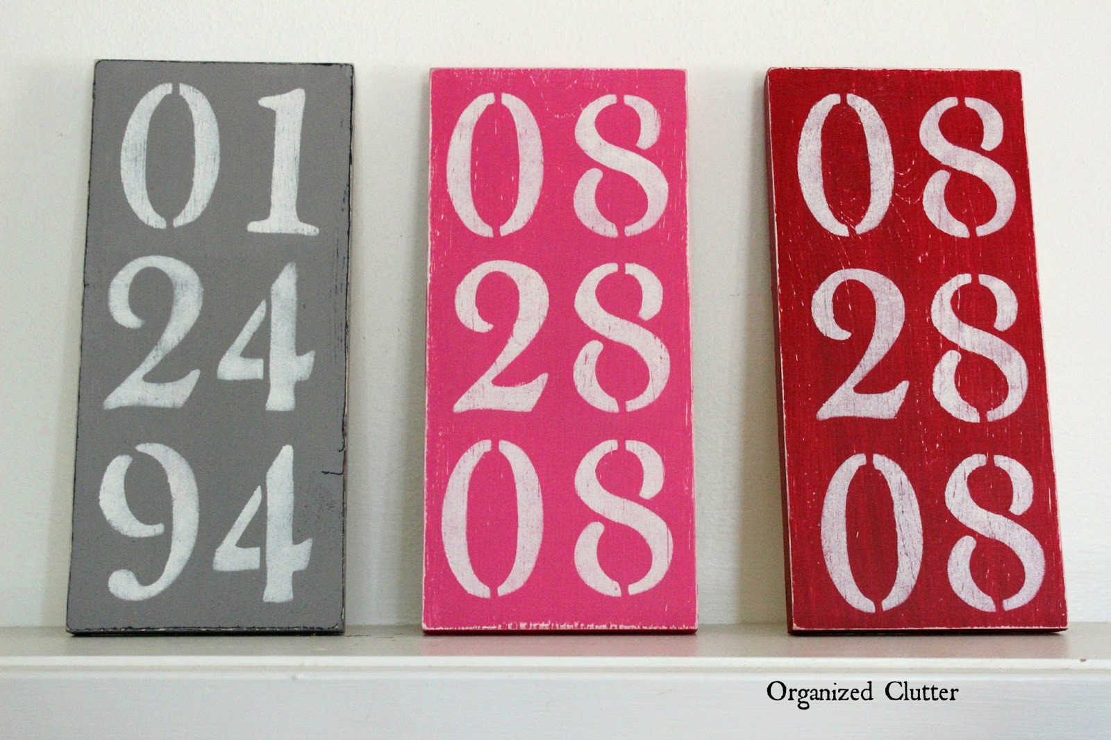 Easy & Fun Special Date Signs - Organized Clutter