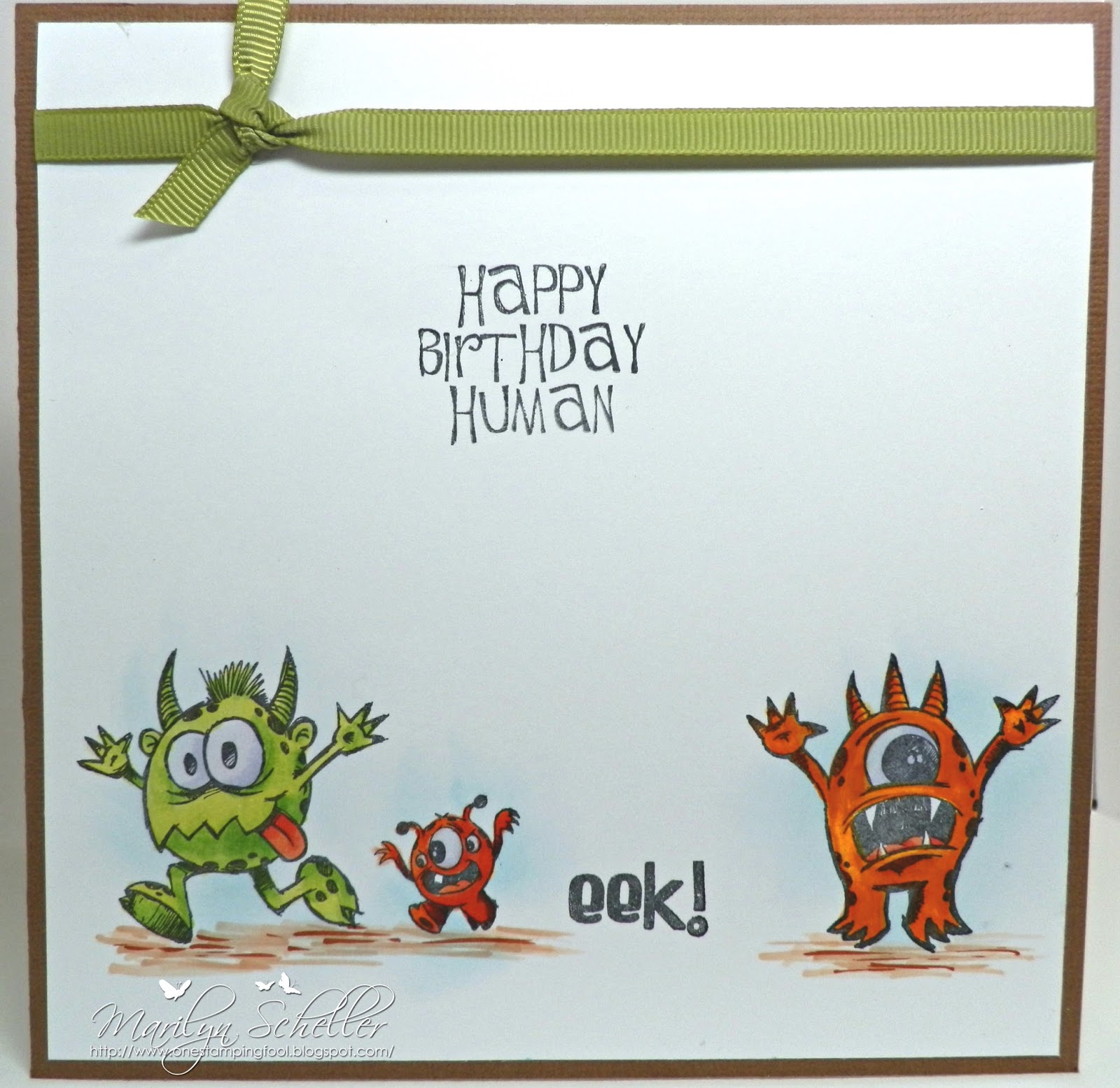 One Stamping Fool: Monsters Ink!