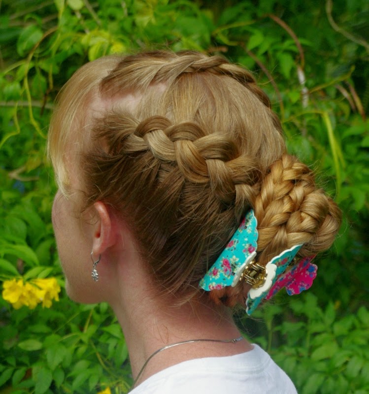 Braids & Hairstyles for Super Long Hair: Dutch & Lace Braid Combo~ my ...