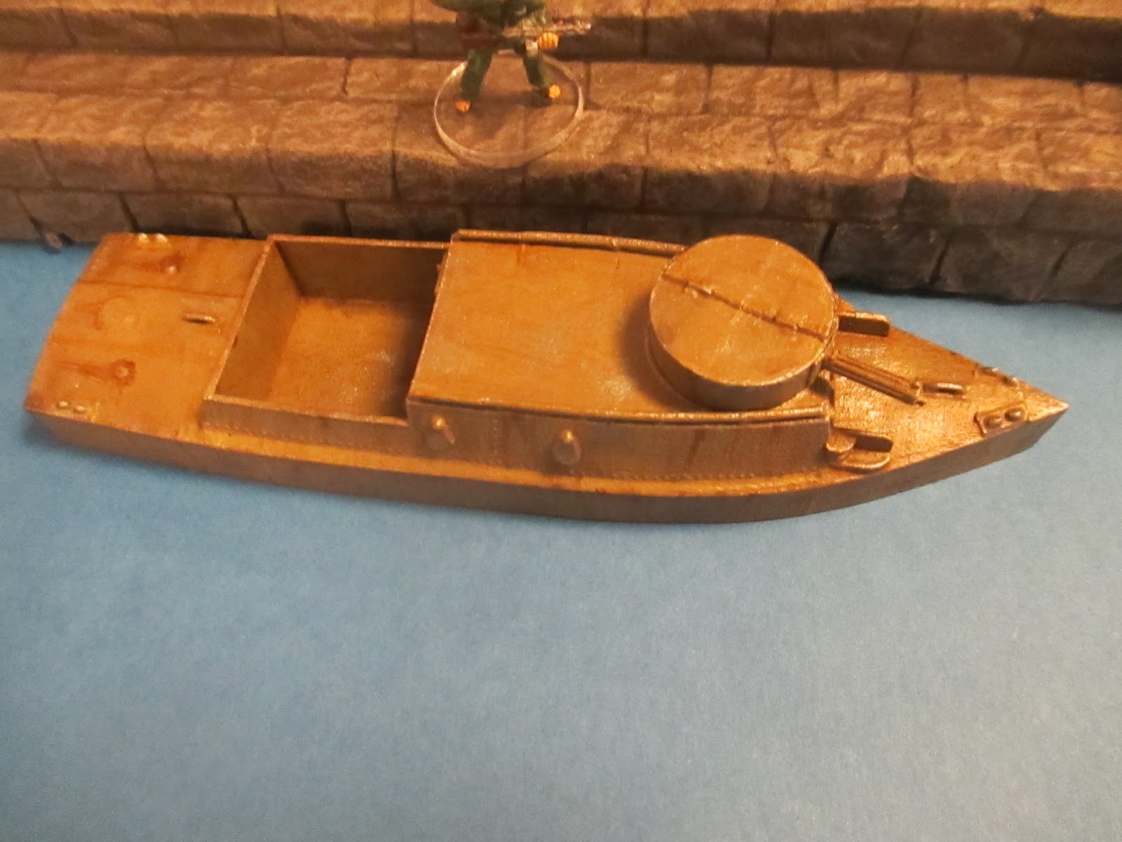 The Miniatures Man: BK-2 Soviet Riverine Gunboat in 28mm from Barrage ...