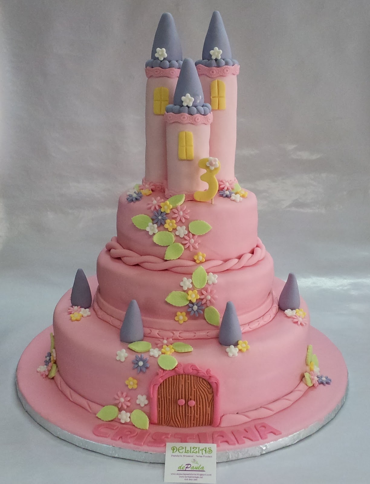 Tartas Málaga - Delizias de Paula : Tarta Infantil Castillo