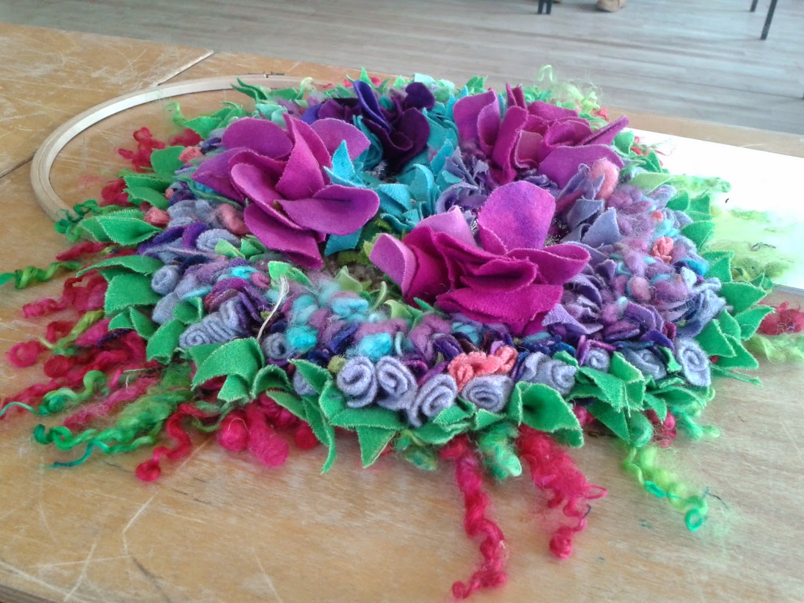 Liniecat @ Large: Heather Ritchie rugging workshop : )