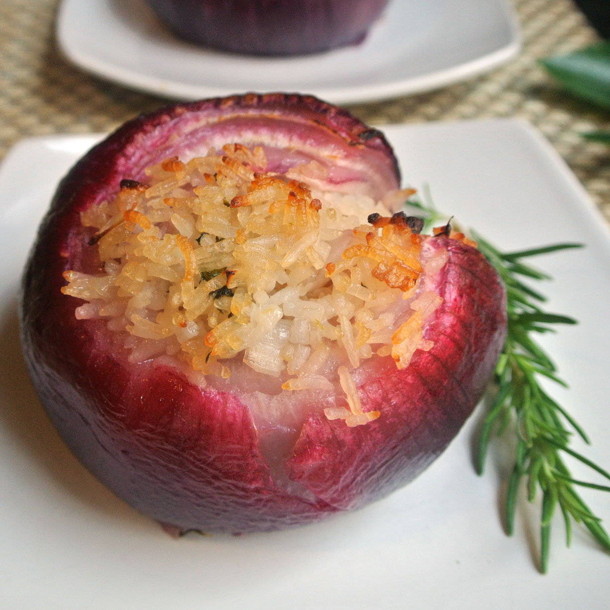 Mom, What's For Dinner?: Roasted Stuffed Red Onions