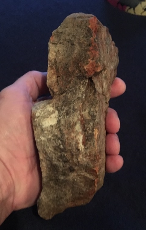 Archaeology of Portable Rock Art: A stone doll in fetal position from ...