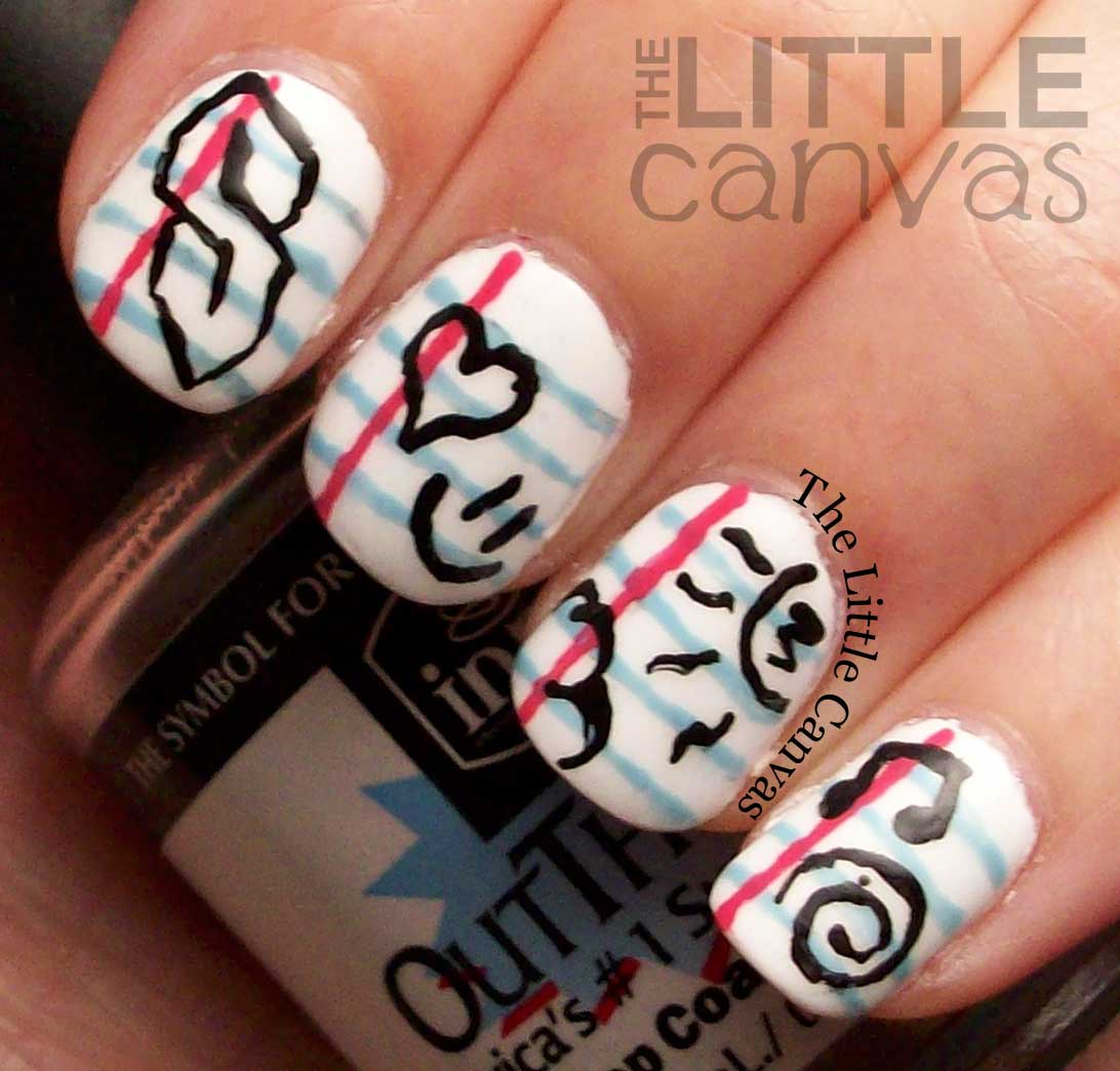 Doodle Nail Art! - The Little Canvas