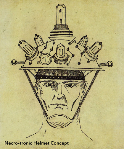 Ape Island: Necro-tronic Helmet