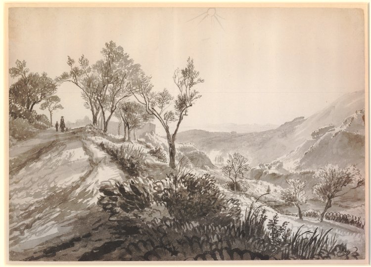 Spencer Alley: Simon Denis landscape drawings
