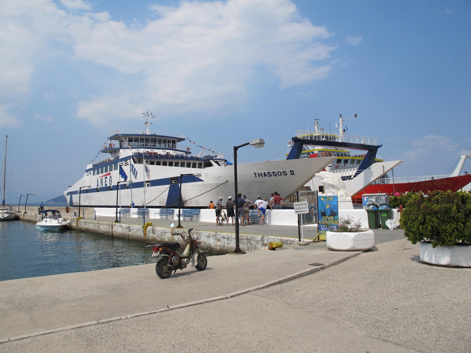thesshipping: ΝΕΑ: ΤΟ ΝΕΟ «ΘΑΣΟΣ ΙΙ» ΣΤΟ ΛΙΜΑΝΙ ΤΗΣ ΘΑΣΟΥ