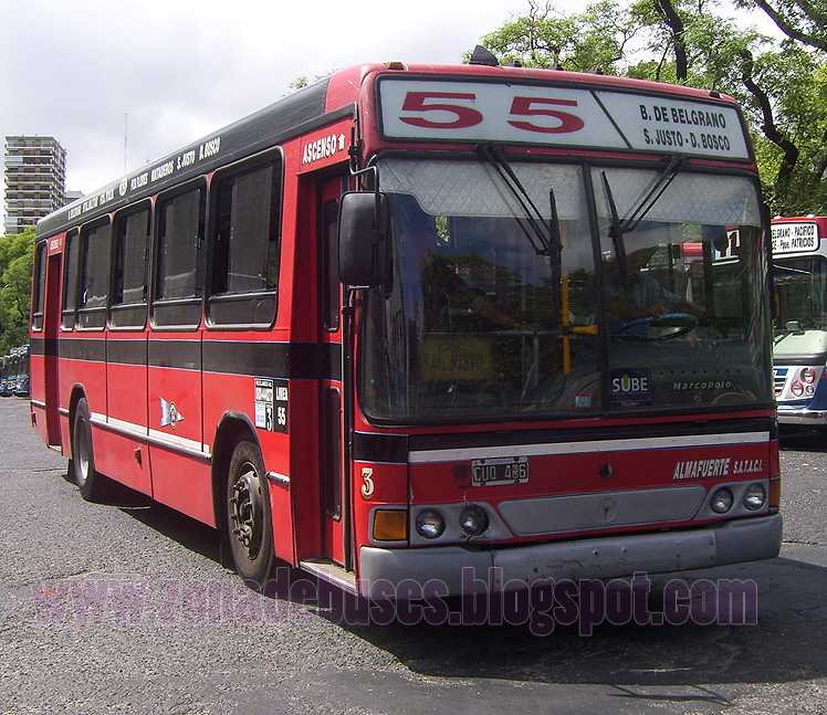 Colectibus - Zona de Buses: LINEA 55