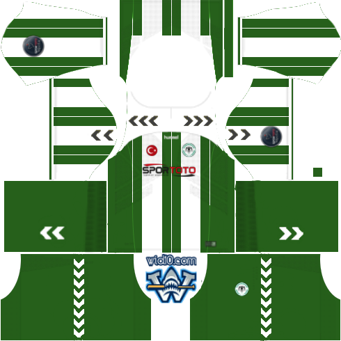 Konyaspor Dream League 2018/17 Yeni Sezon Forma Kits ve Logo (DLS18 ...