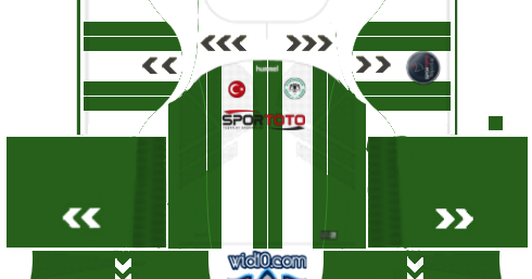 Konyaspor Dream League 2018/17 Yeni Sezon Forma Kits ve Logo (DLS18 ...
