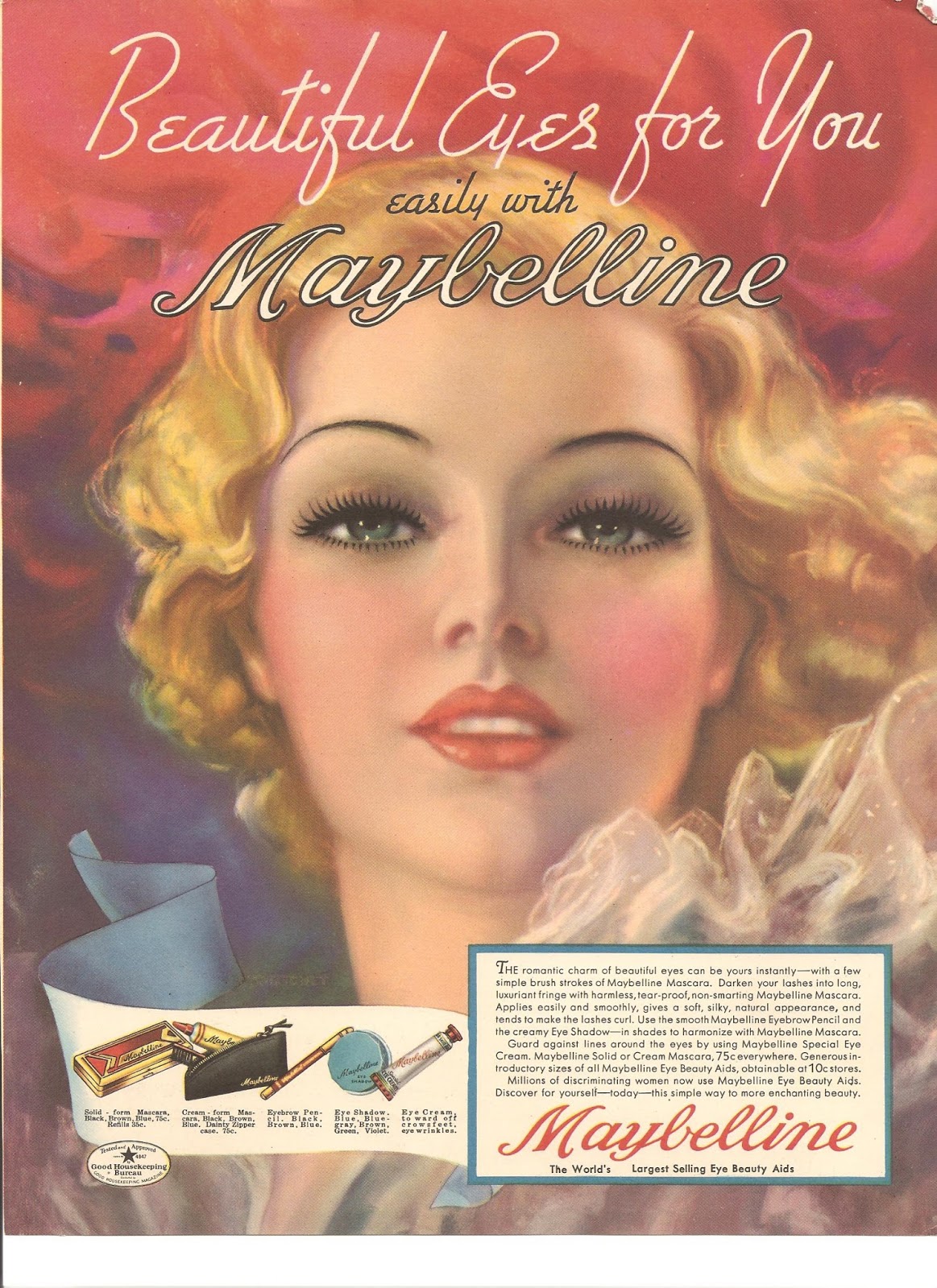 THE MAYBELLINE STORY : OLD HOLLYWOOD,- Maybelline print ads that rocked ...